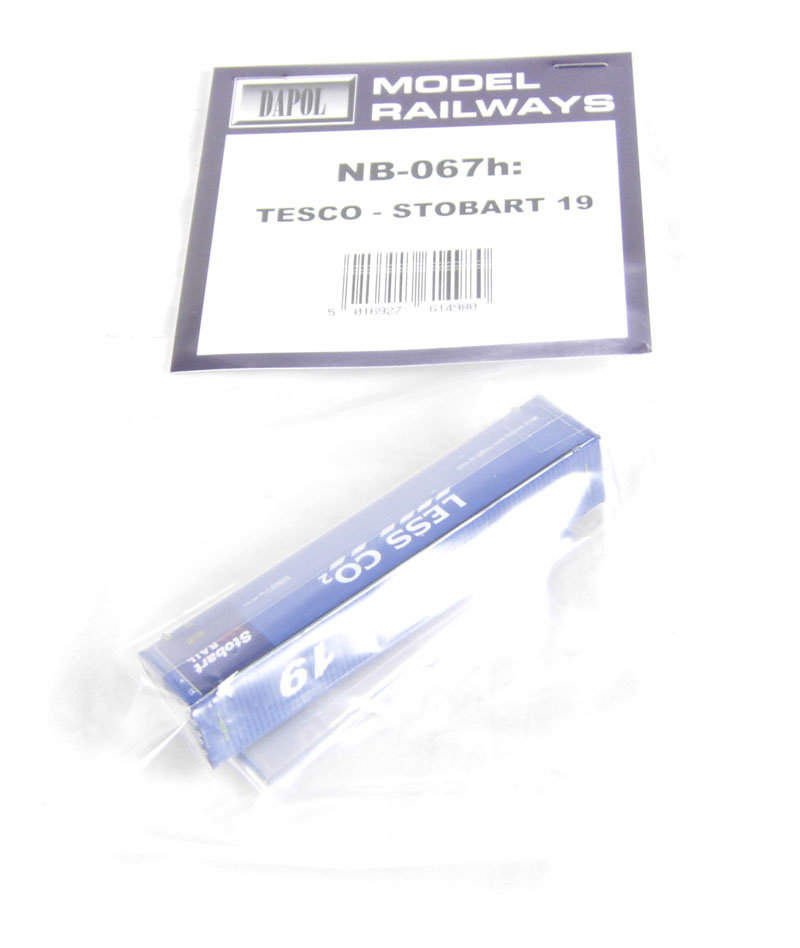 Dapol NB067H Megafret container 19 in "Tesco" Less CO2 - Hattons